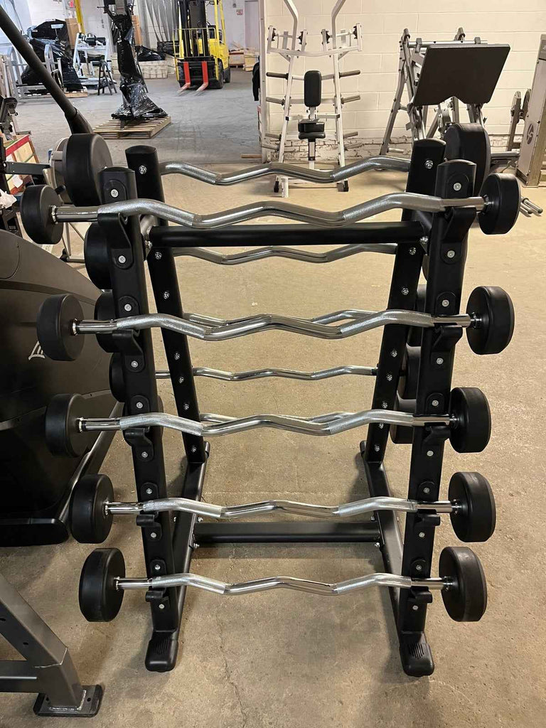 True Iron Rubber Fixed Barbell Set 20-110 with Rack! – True Iron Fitness
