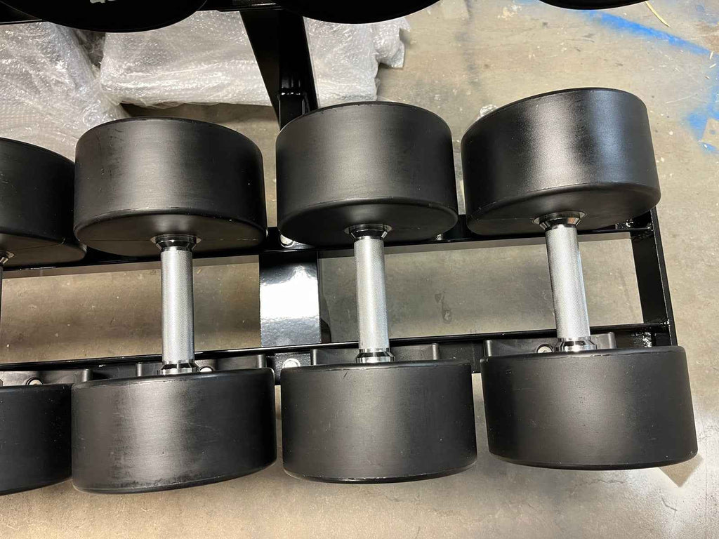 Pro Style Urethane Dumbbell Set 5-100 lbs for Fitness Training – True ...